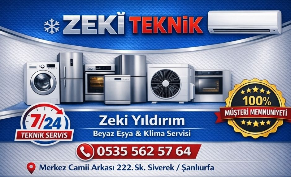 Siverek Beyaz Eşya Tamircisi | Buzdolabı ve Çamaşır Makinesi Tamircisi